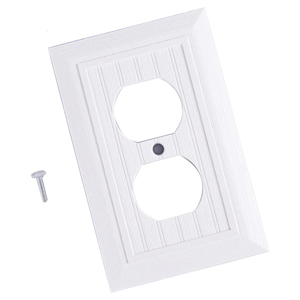 WE-POLUJ Electric Socket Plug Covers Electrical Receptacle Wall Plate ...