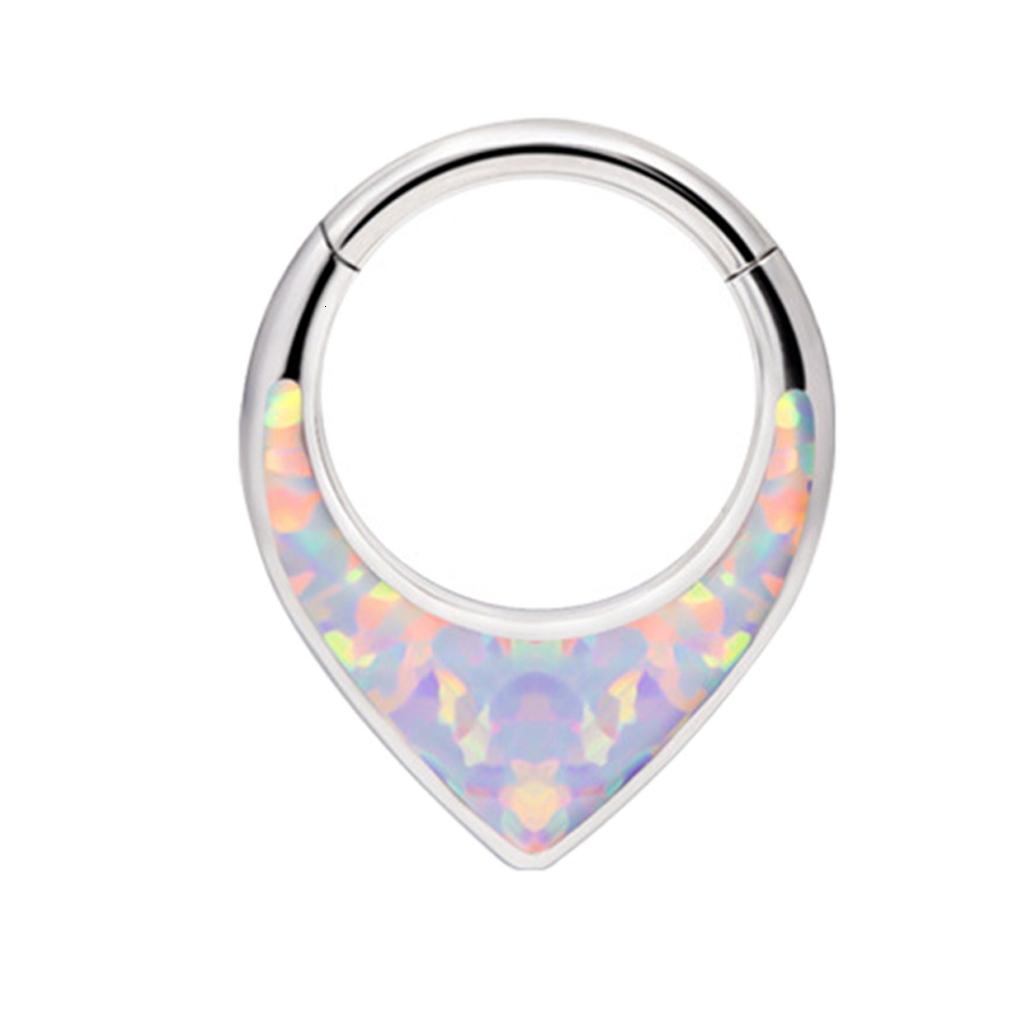 WE-POLUJ Elegant Heart Shaped Nose Hoop Unique Nose Jewelry Charm for ...