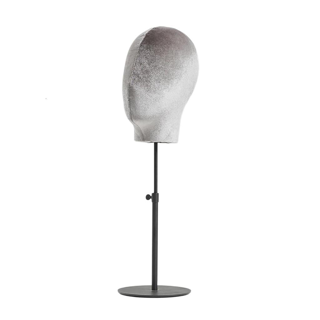 WE-POLUJ Elegant Manikin Head Stand for Hat Wig Display Rack with ...