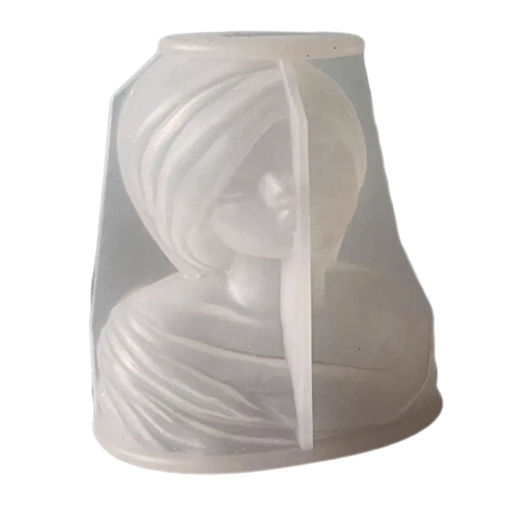 WE-POLUJ Female Figurine Silicone Candle Molds Goddess Statue Silicone ...