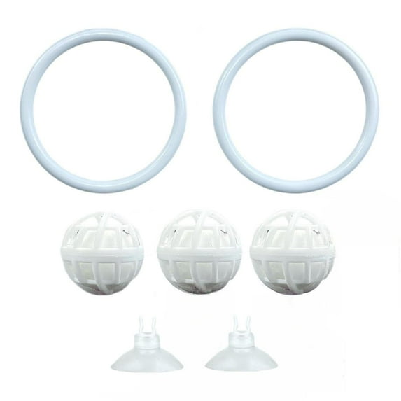 WE-POLUJ Floating Betta Exercise Rings Nitrobacteria Ball Floating ...