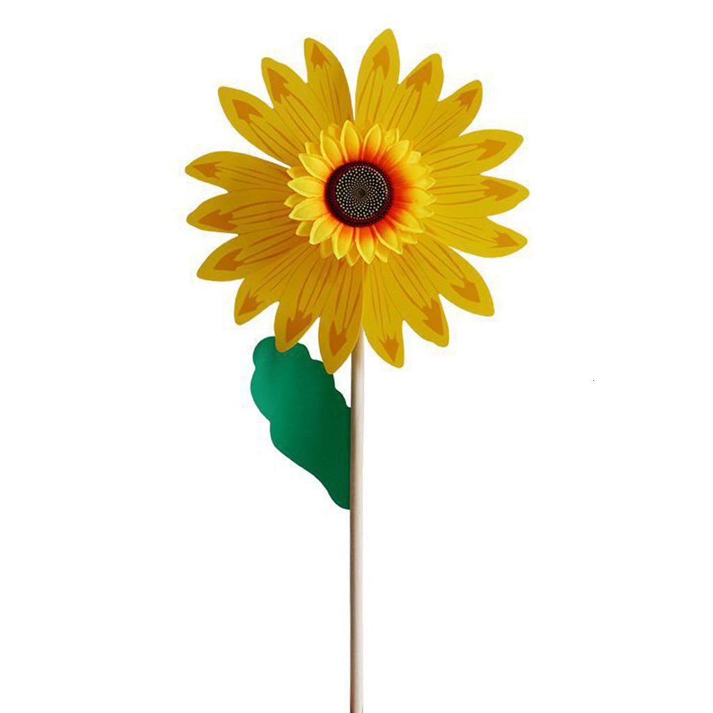 WE-POLUJ Flower Pinwheels for Garden and Yard Decor Outdoor Windmill ...