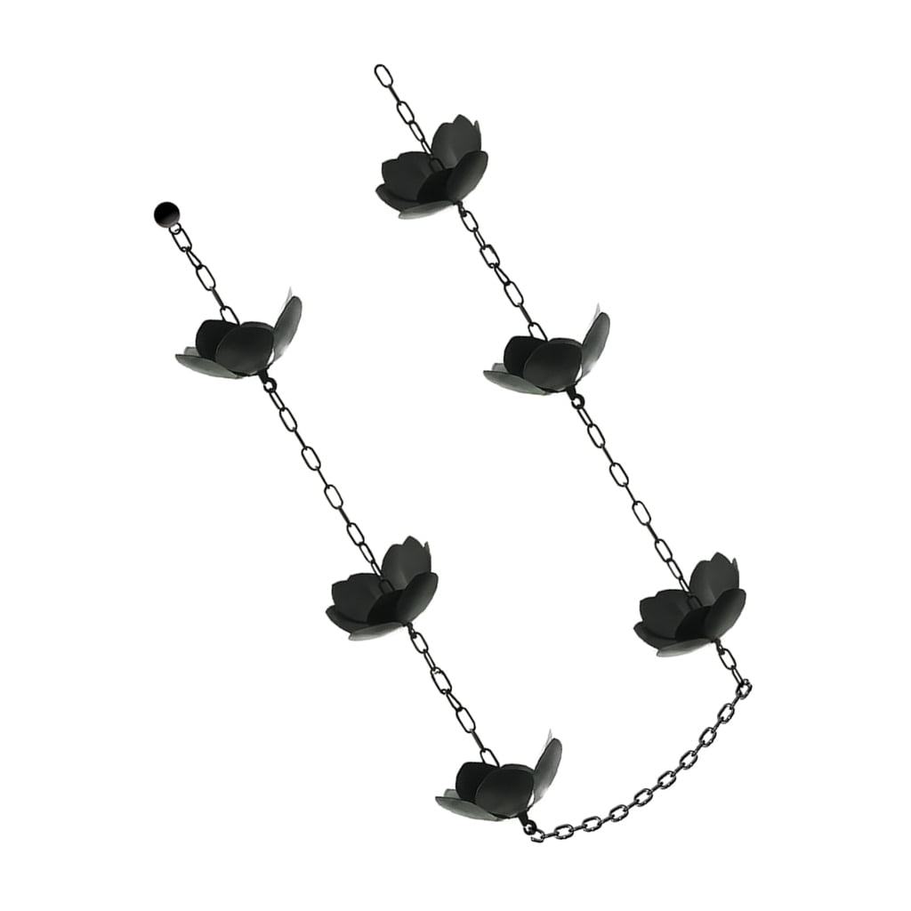 WE-POLUJ Flower Rain Chain Flower Cups Rain Chain for Gutters ...