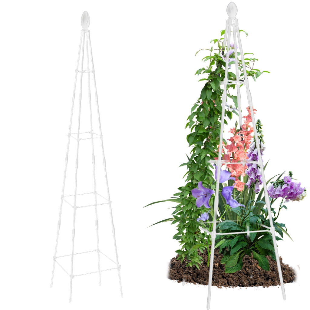 WE-POLUJ Freestanding Plant Support Kits for Garden Use Adjustable ...