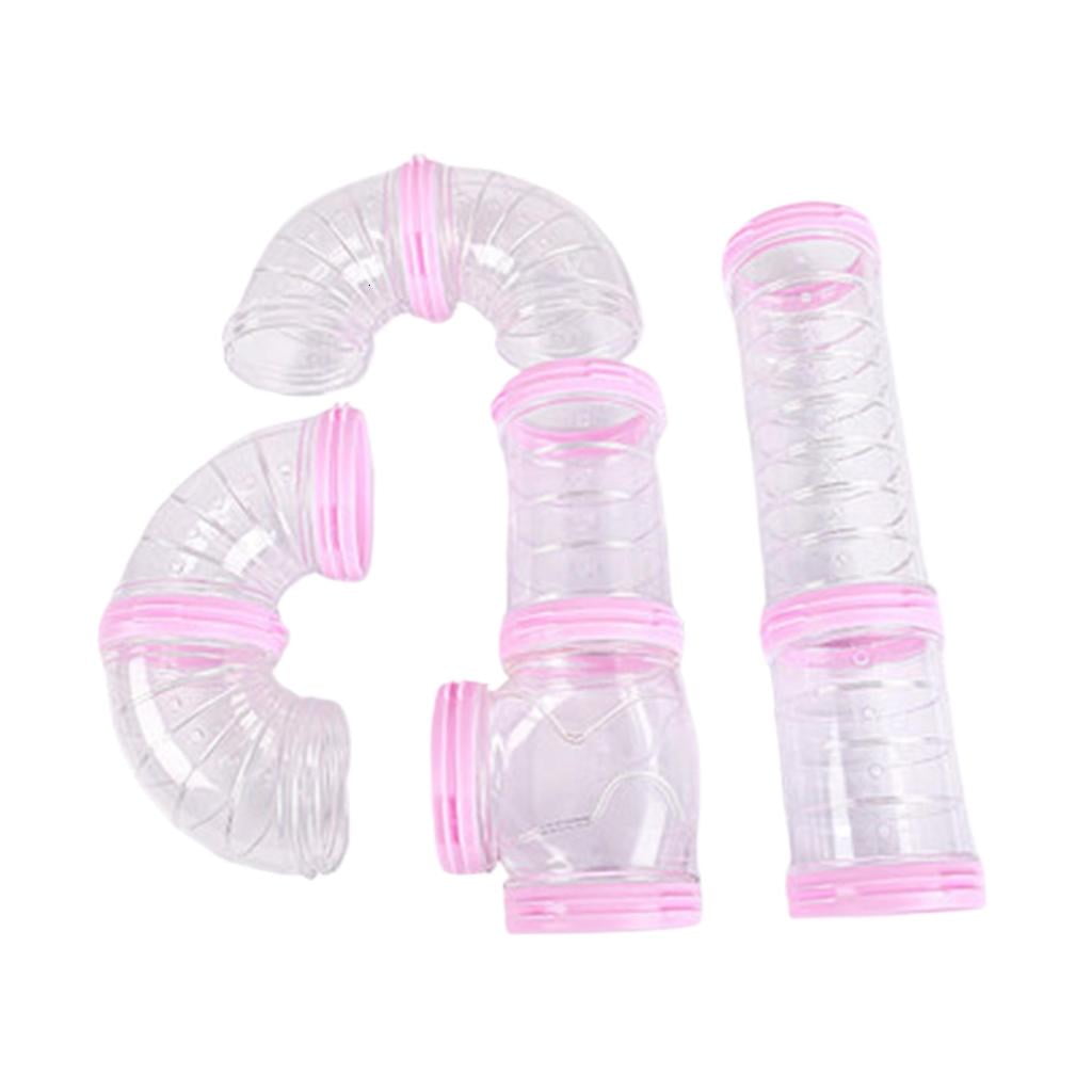 WE-POLUJ Gerbil Tunnel DIY Clear Tube Assemble DIY Tunnel Suitable for ...