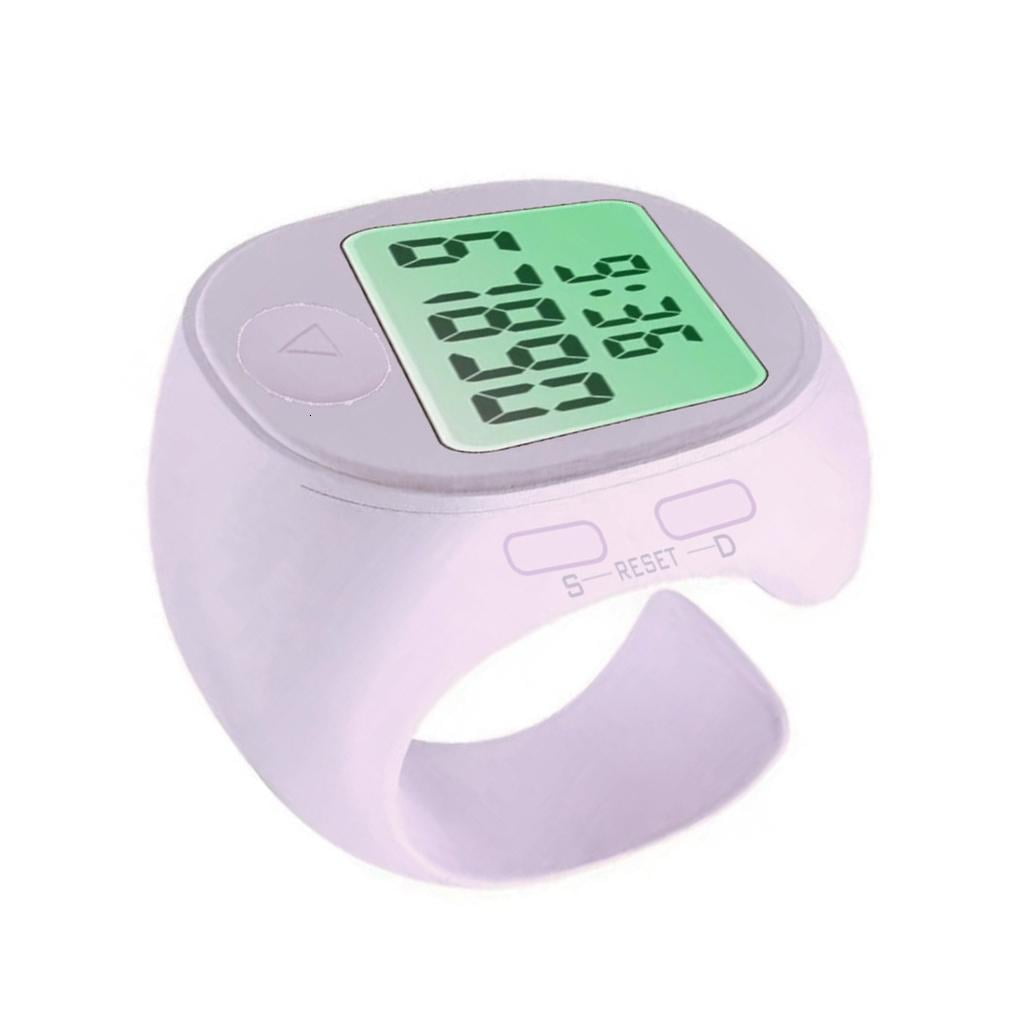 WE-POLUJ Intelligent Finger Rings Digital Tally Counter Simultaneous ...
