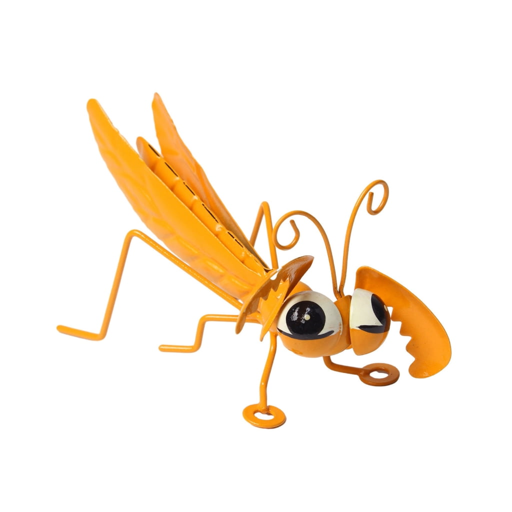 WE-POLUJ Iron Locust Decorations Model Outdoor Insect Statue Metal ...