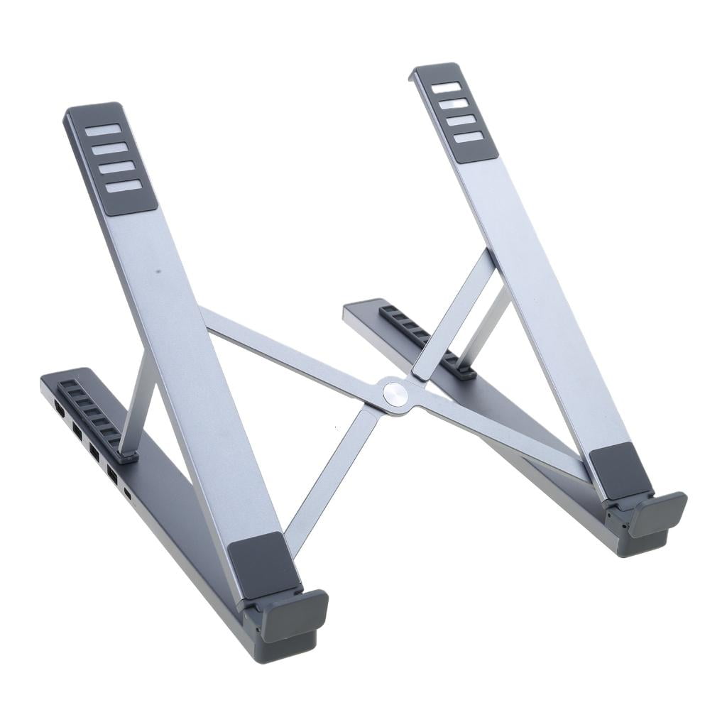 WE-POLUJ Laptop Holder Bracket with Expansion Dock Fast Speed Data and ...