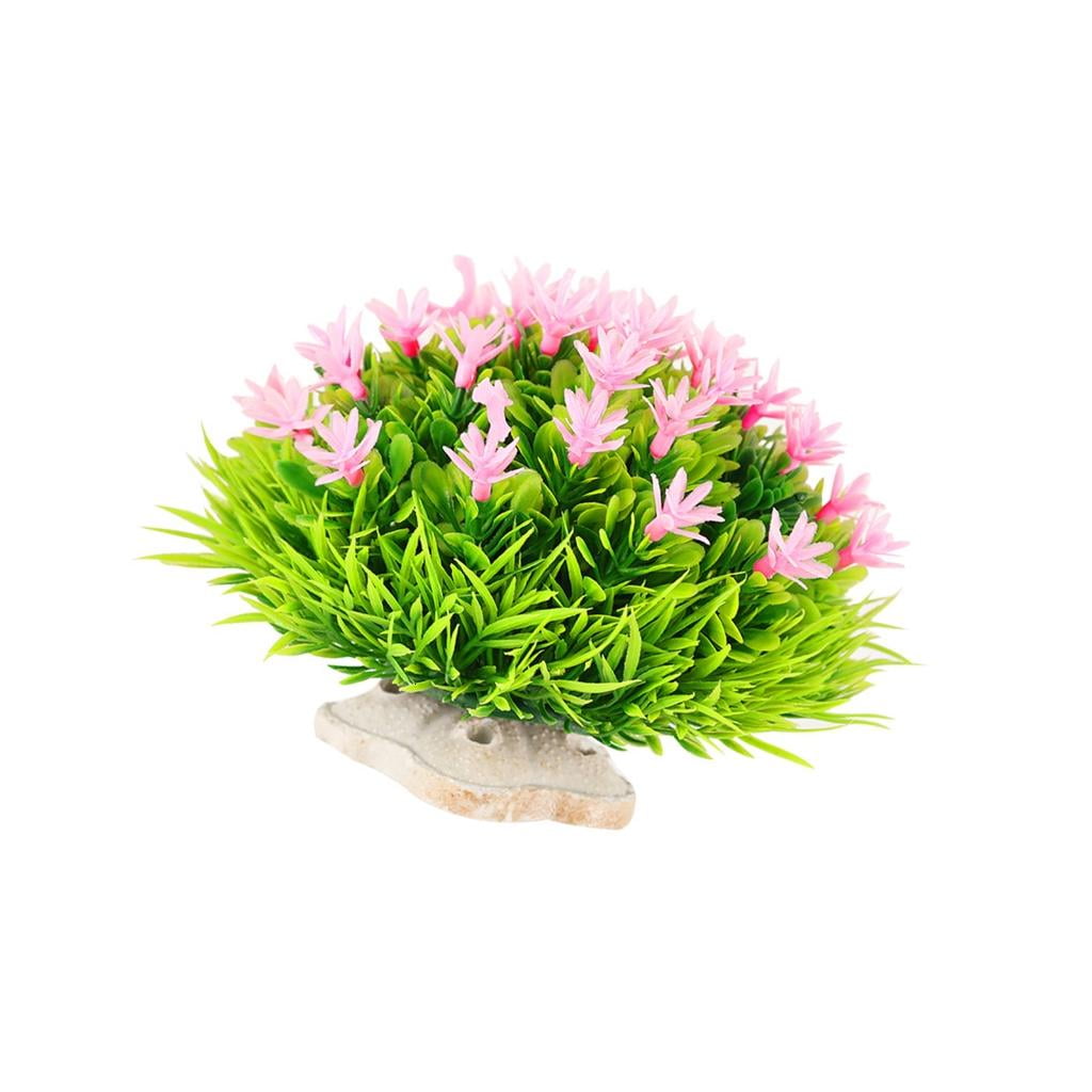 WE-POLUJ Life Like Fishtanks Grass Plant for Aquariums and Office Home ...