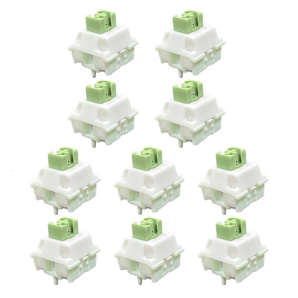 WE-POLUJ Linear Switches 5Pin Dustproof Iced Matcha Switches for DIY ...