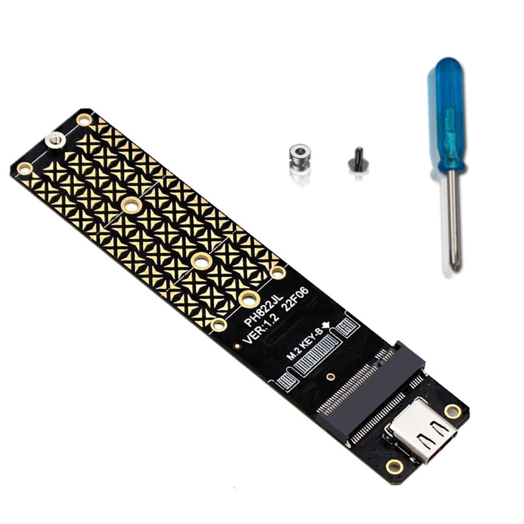 WE-POLUJ M.2 B Key SSDs To USB 3.2 Adapter Card Type C 10Gbps Expansion ...