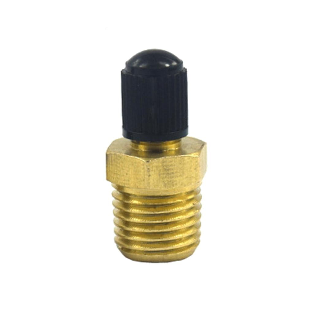 WE-POLUJ Male Tank Valve Includes Plastic Cap Brass Air Compressor Tank ...