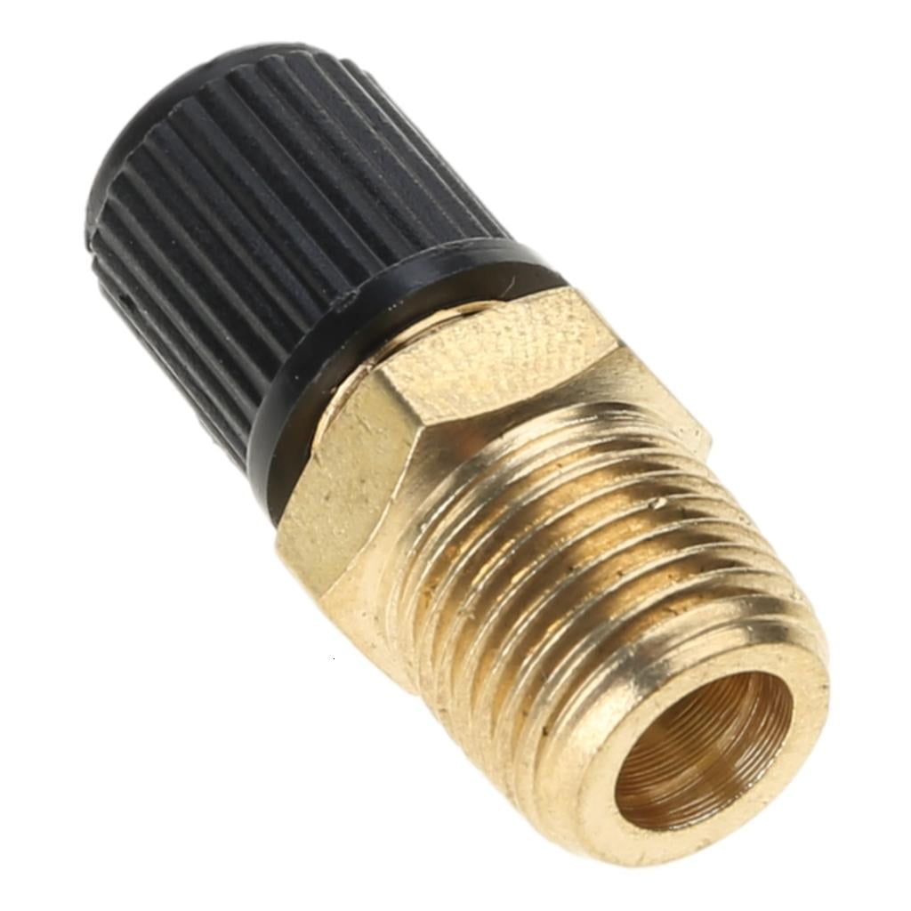 WE-POLUJ Male Tank Valve Includes Plastic Cap Brass Air Compressor Tank ...