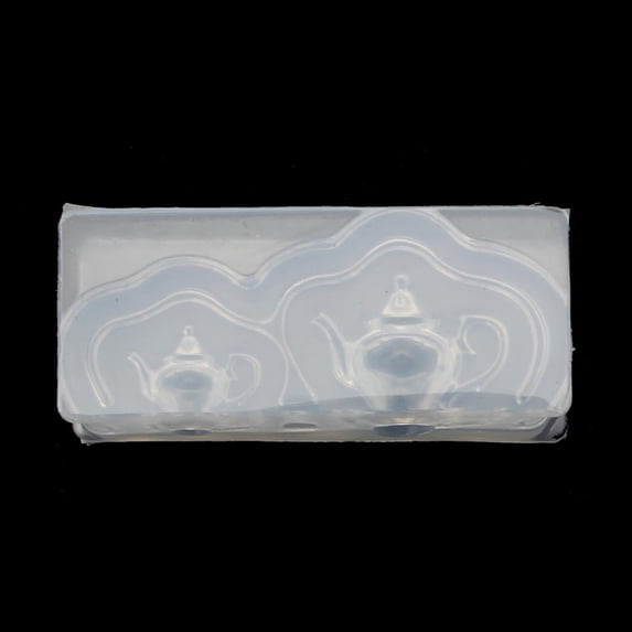 WE-POLUJ Mini Teapot Shape Epoxy Resin Casting Silicone Mold DIY Art ...