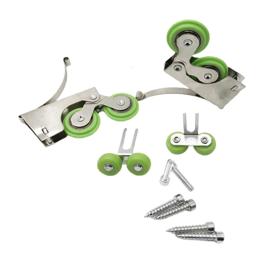 WE-POLUJ Nylon & Steel Sliding Rollers Heavy Duty Furniture Sliding ...