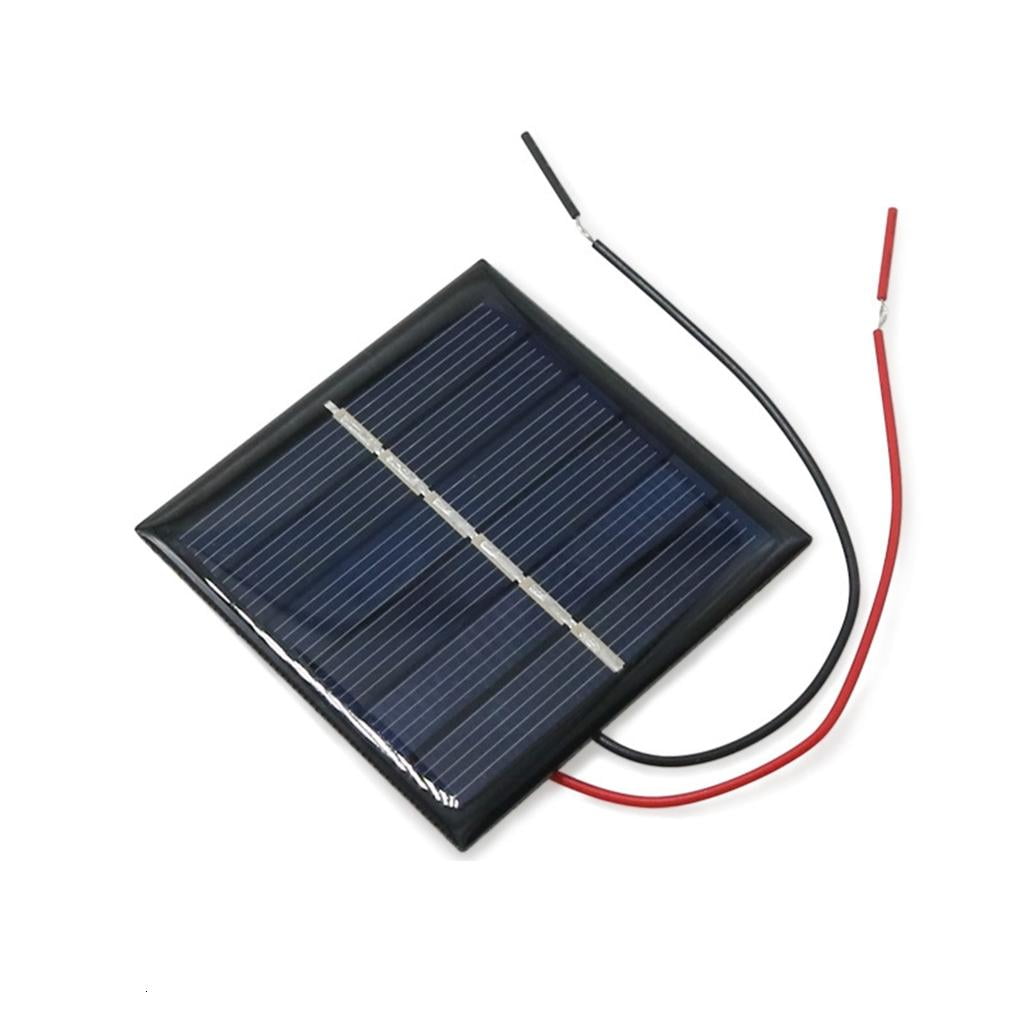 WE-POLUJ Outdoor Solar Battery Charger Portable Solar Plate 2-3V 100mA ...