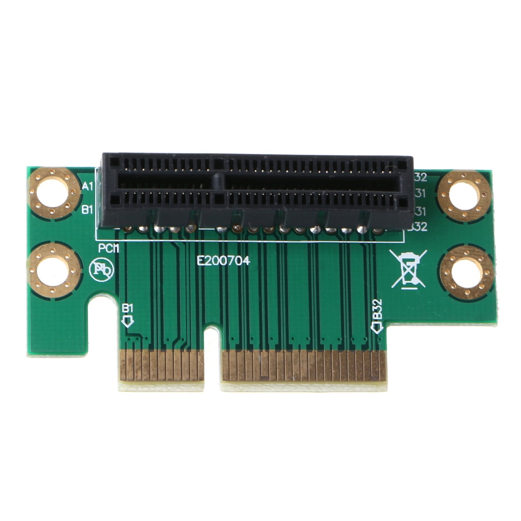 WE-POLUJ PCI-E PCI Express 4X Adapter Riser Card PCI E PCIE X1 to X1 ...