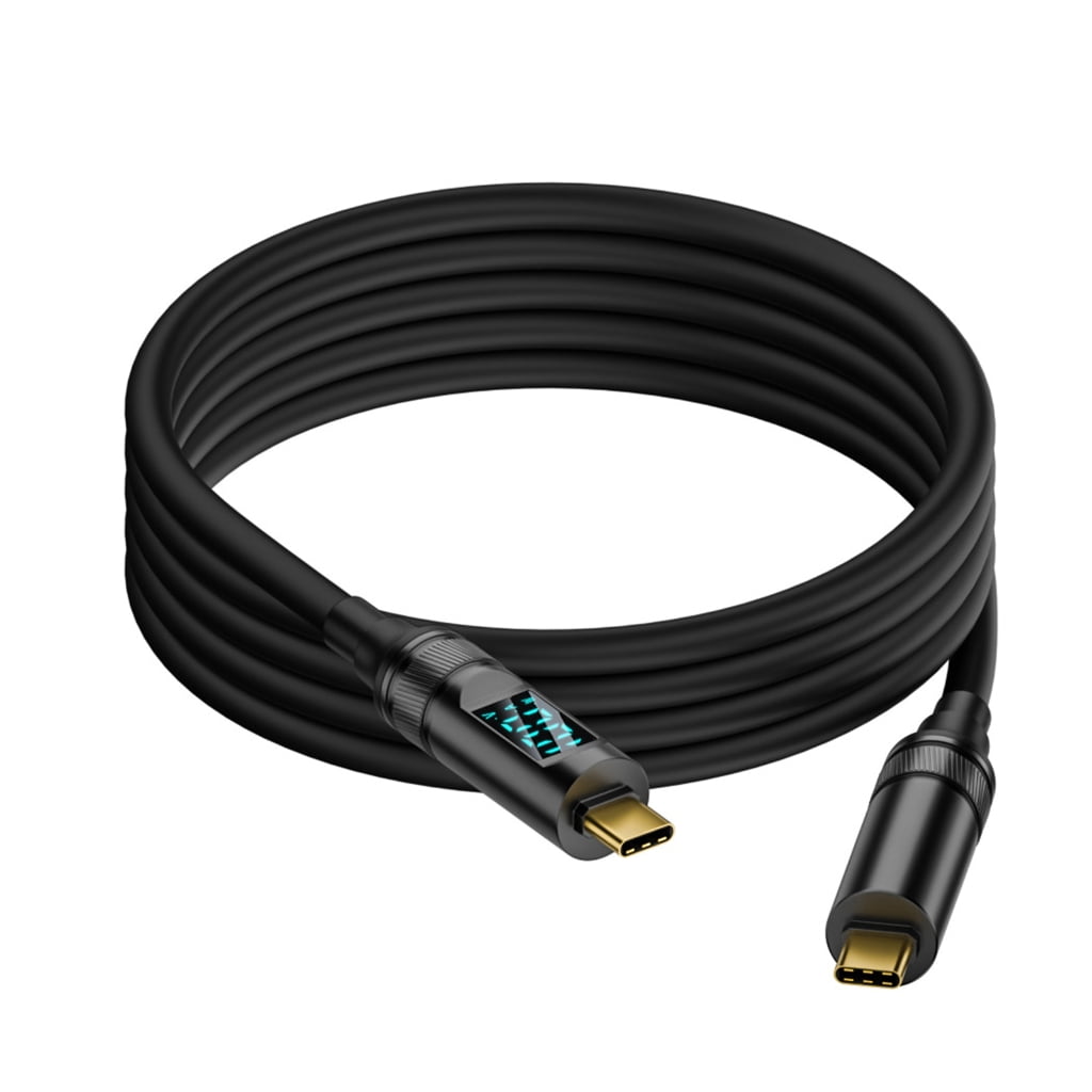 WE-POLUJ PD100W Type C Cable with Led Screen Monitoring Full Featured ...