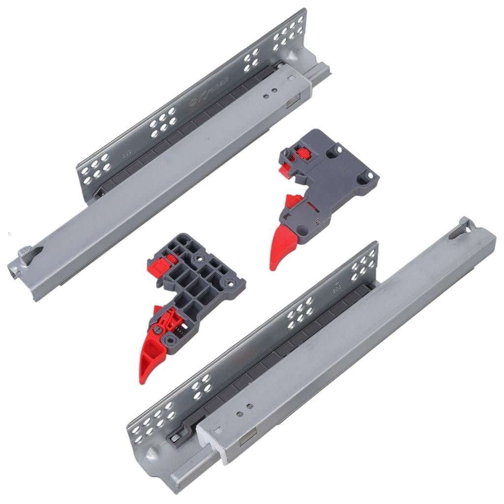 WE-POLUJ Pair Undermount Drawer Slides Soft Close Full Extension Runner ...
