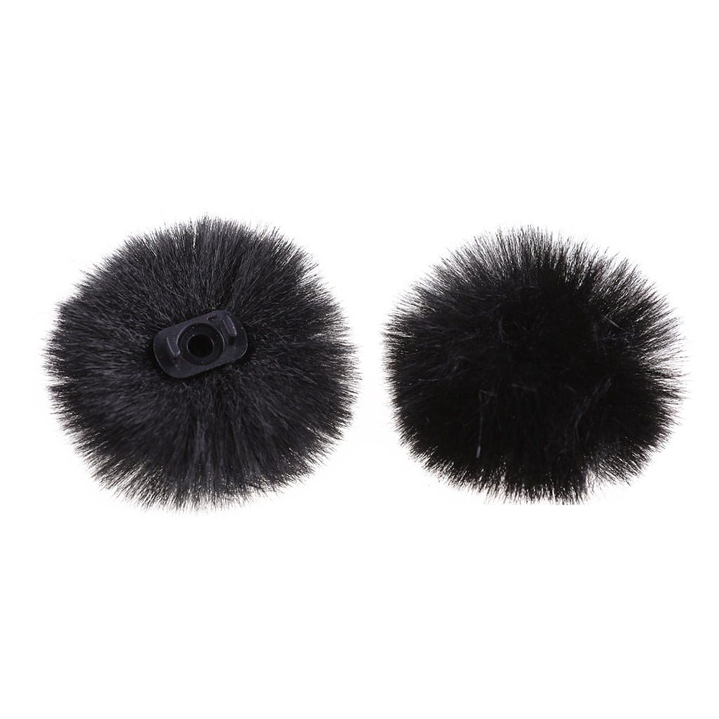 WE-POLUJ Pin on Lapel Microphones Windshield Cover for Interview ...