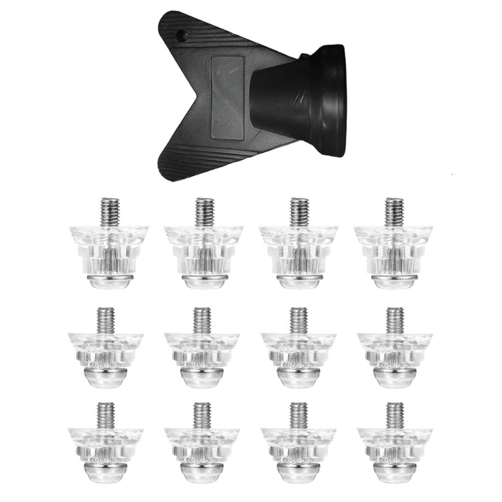 WE-POLUJ Plastomer Soccers Cleat Studs Replacement Screw In Football ...