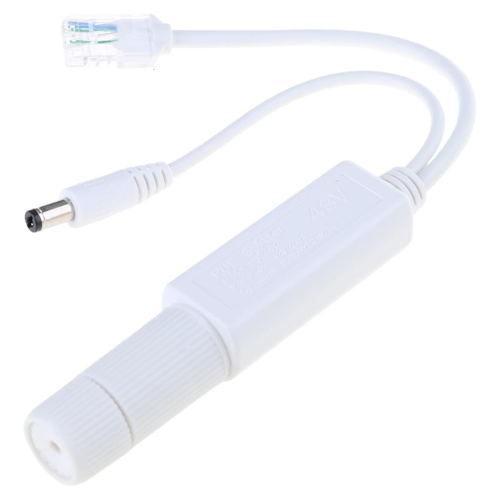 WE-POLUJ PoE Splitter Adapter 48V to 12V Power Over Ethernet Splitter ...