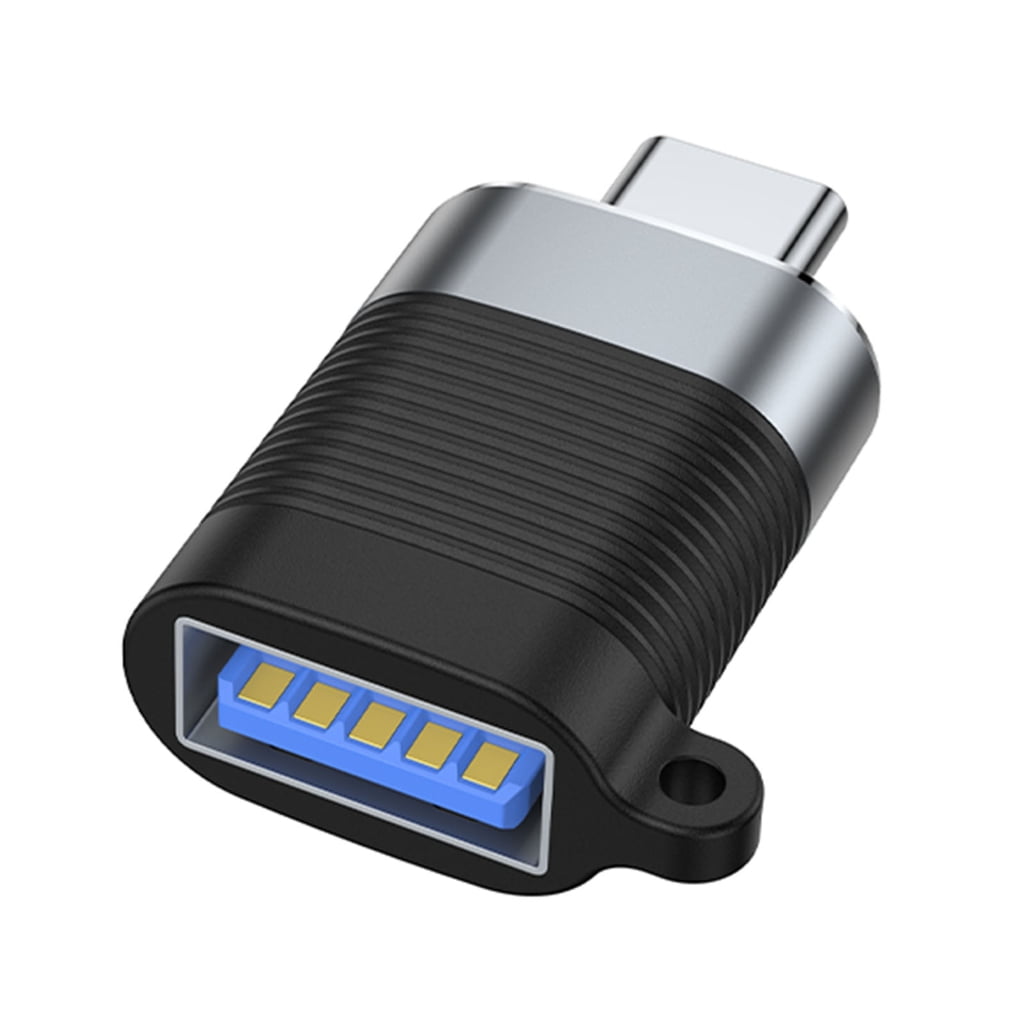 WE-POLUJ Portable Alloy Converter for Phone Tablet Type-C Male to USB3 ...