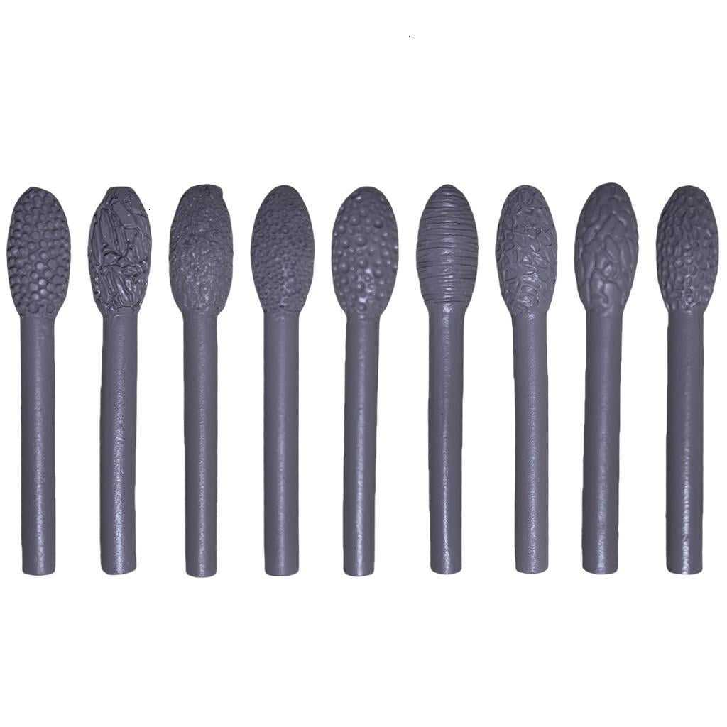 WE-POLUJ Pottery Clay Texture Tool Oval Shape Rollers for Clay ...