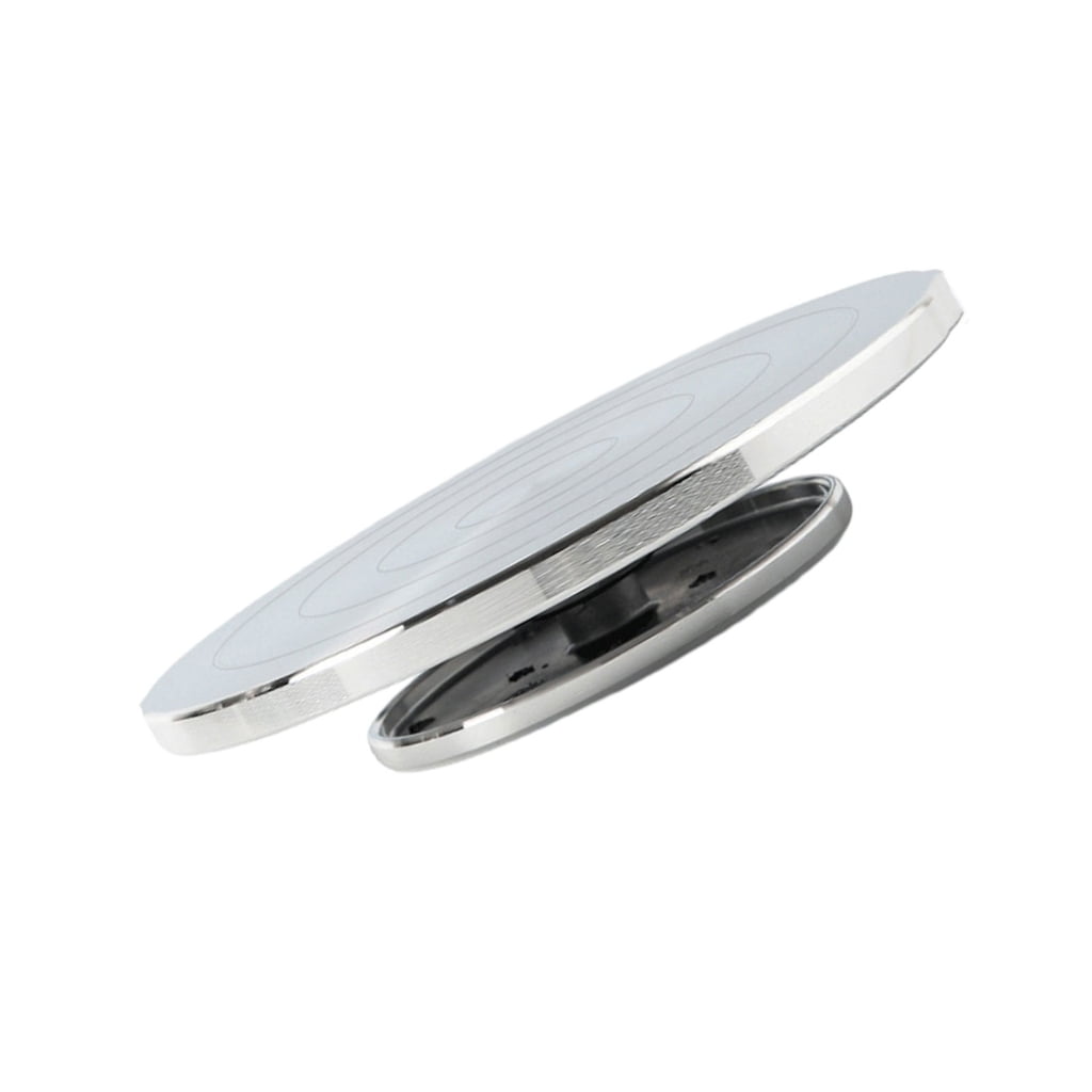 WE-POLUJ Pottery Wheel Double-Sided Aluminum Pottery Turntable DIY Clay ...