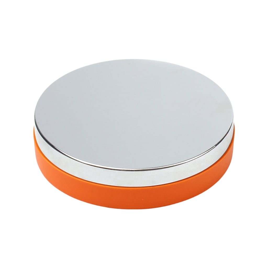 WE-POLUJ Professional Grade Steel Anvil with Orange Rubber Base for ...
