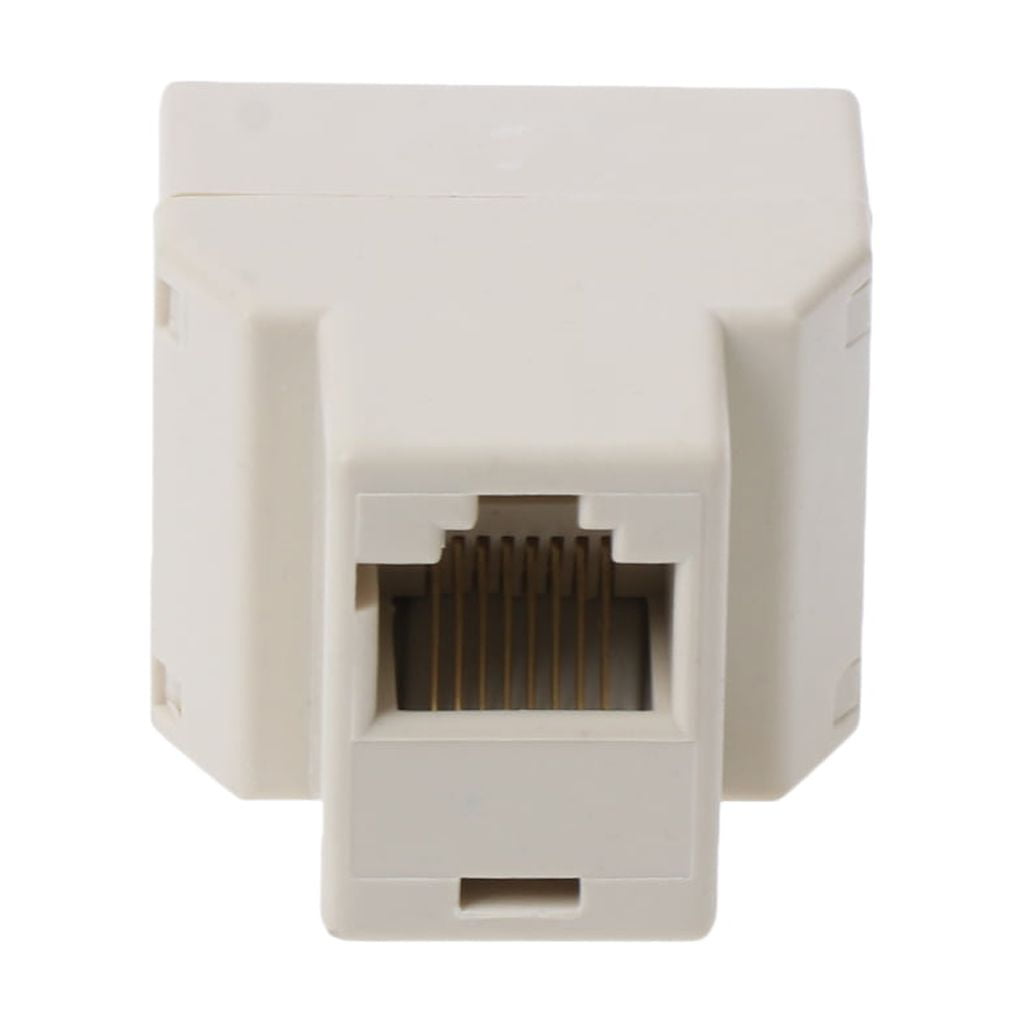 WE-POLUJ RJ45 CAT5 CAT5E Network Ethernet 1to2 Connector Adapter ...