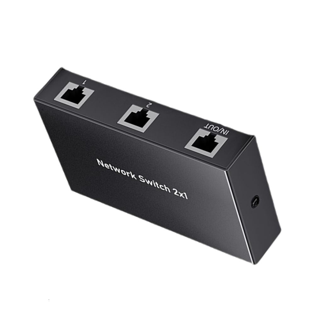 WE-POLUJ RJ45 Networking Switching Selector Switching Box 2 Port ...