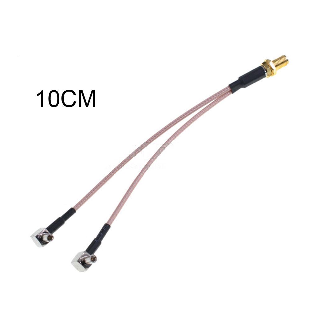 WE-POLUJ SMA-Female To 2xTS9 Male Adapter Splitter Combined Pigtail ...