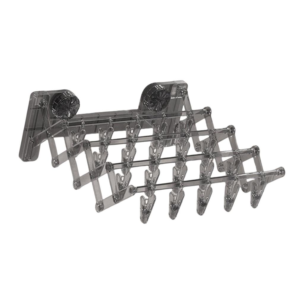 WE-POLUJ Simple Style Foldable Sock Holder Portable Foldable Sock Airer ...