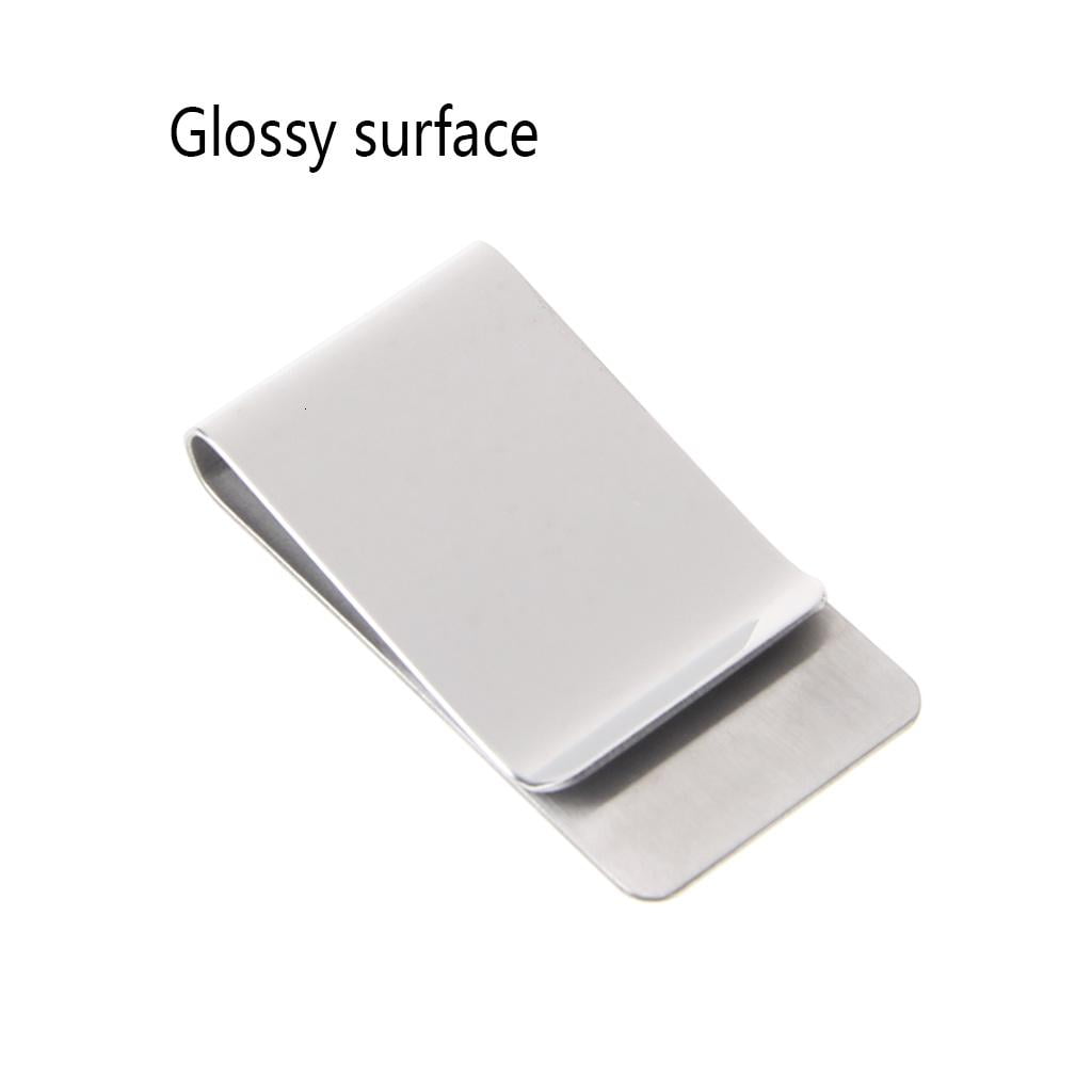 WE-POLUJ Slim High Quality Slim Money Clip Credit Card Holder Wallet ...