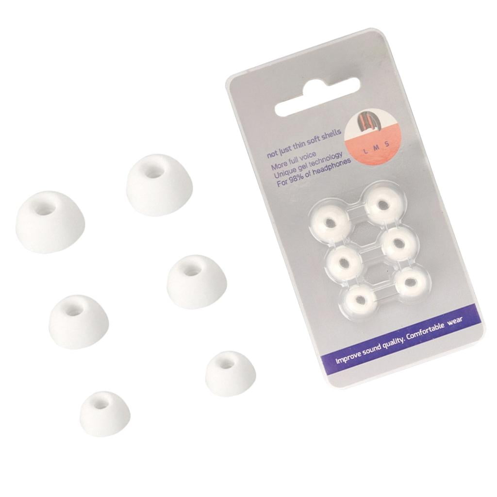 WE-POLUJ Smooth Silicone Replacement Tip Ergonomic Silicone Ear Tip for ...