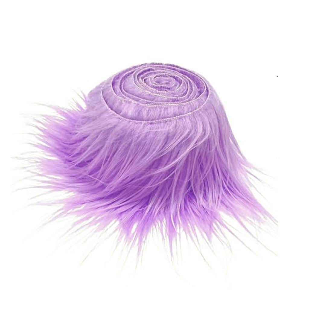 WE-POLUJ Soft Craft Furring Ribbon Craft Artificial Furring Fabric ...