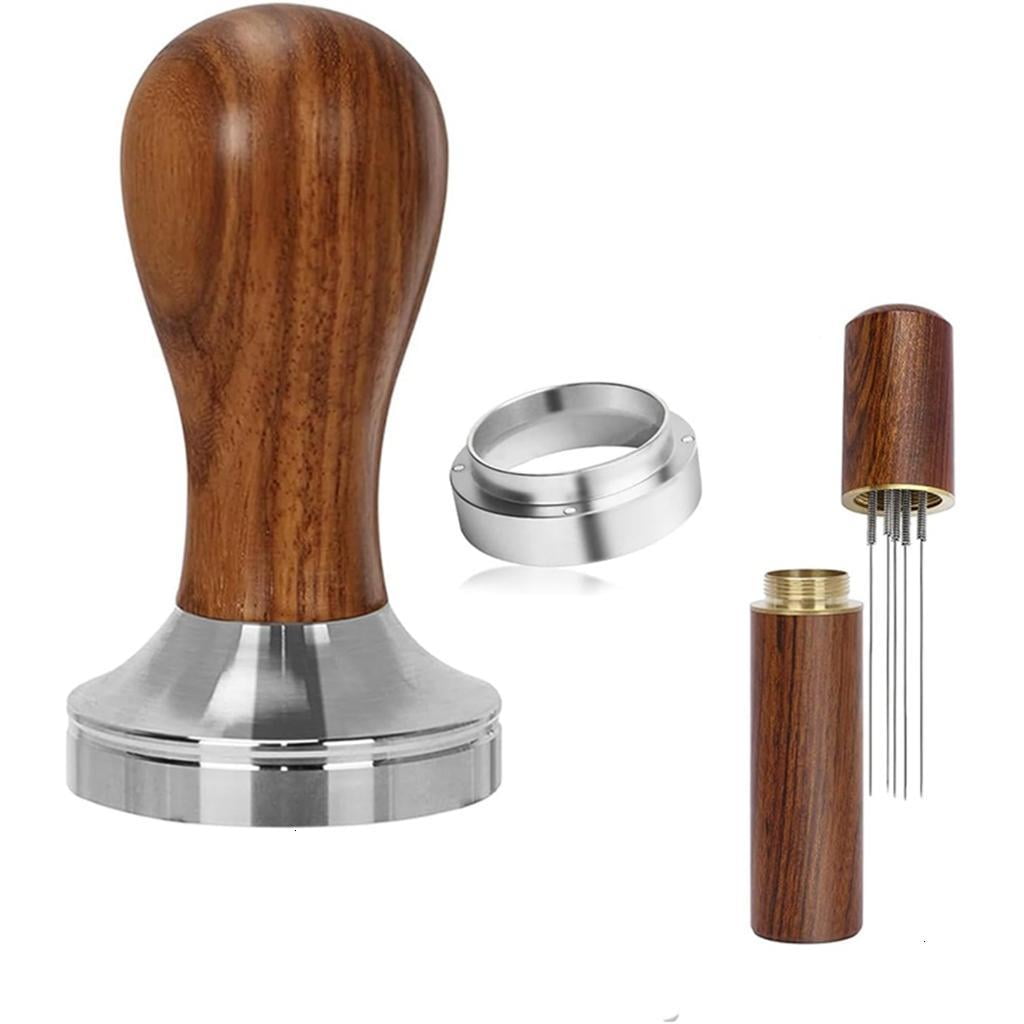 WE-POLUJ Stainless Steel Espresso Tamper Coffee Powder Hammer Coffee ...