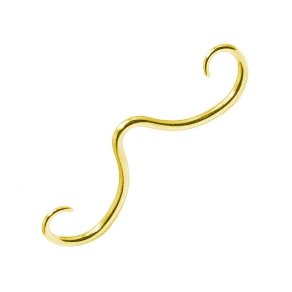 WE-POLUJ Stainless Steel Septum Mustache Nose Rings Hoop Septum ...