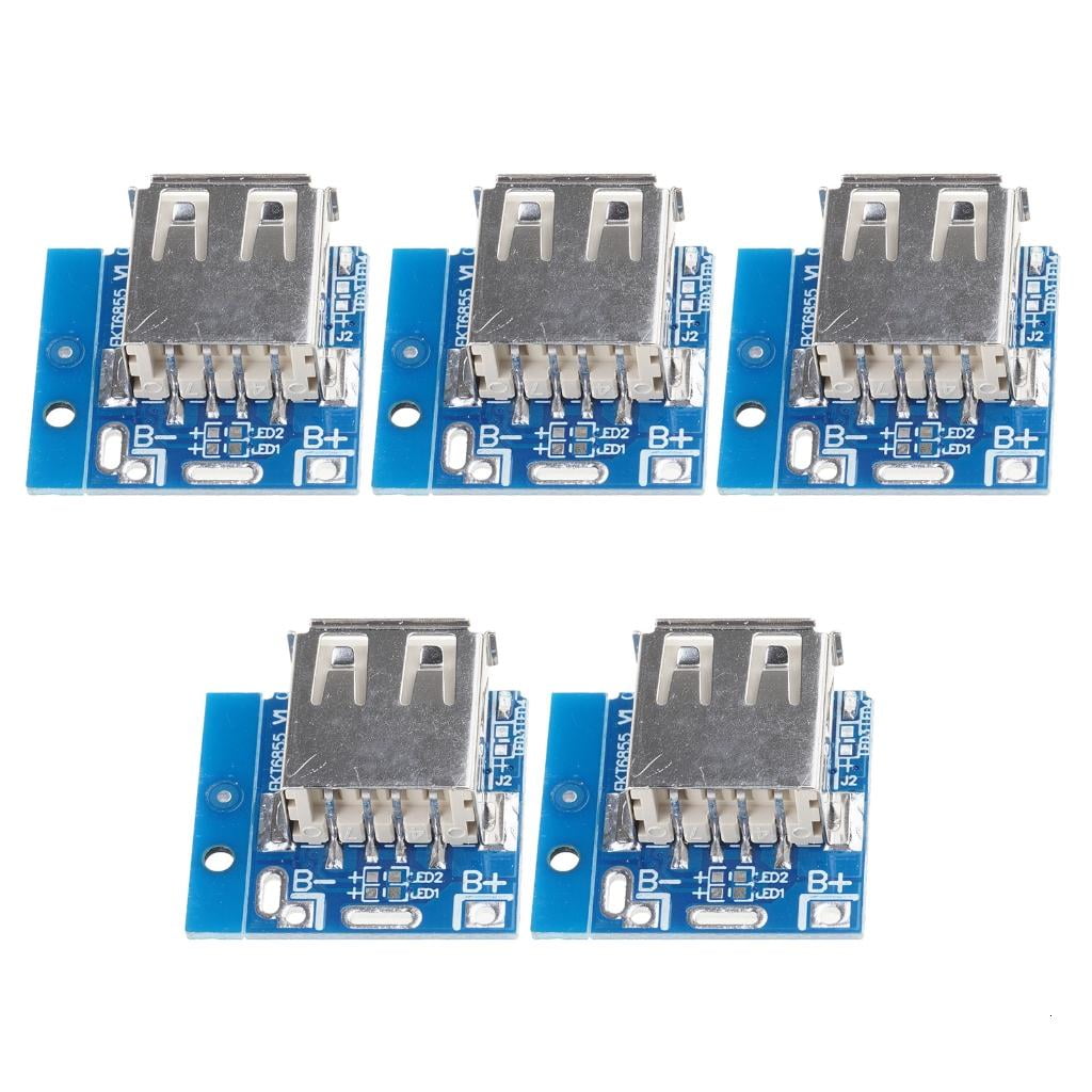 WE-POLUJ Steps Up Power Supply Boards Module with USB C/Micros USB Port ...