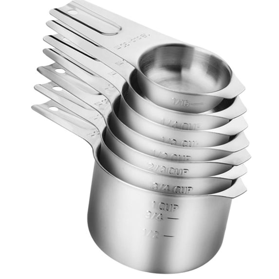 WE-POLUJ Strudy Stainless Steel Measuring Tool Measuring Spoon Set For ...