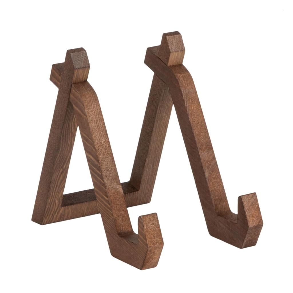 WE-POLUJ Sturdy Wood Picture Stand Adjustable Viewing Angles for Home ...