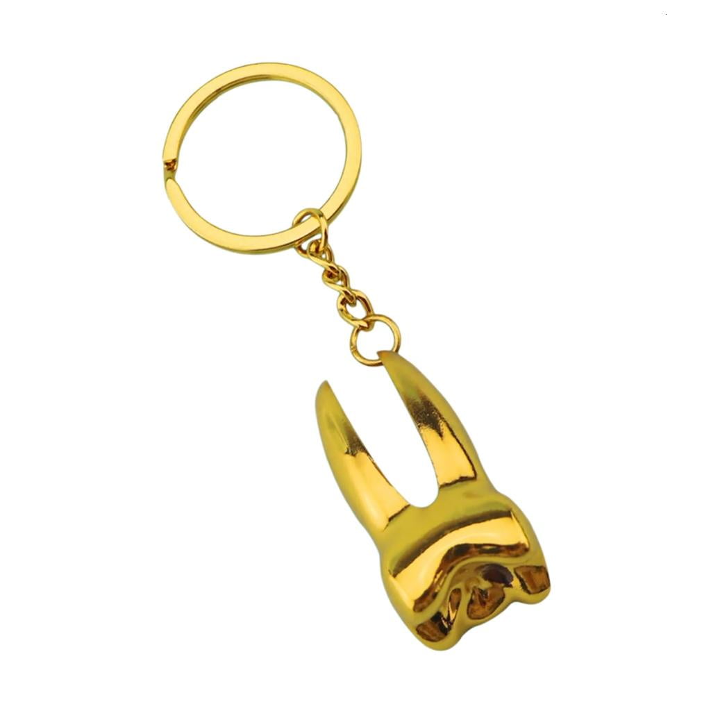 WE-POLUJ Stylish Tooth Keychain With Realistic Designs for Dental ...