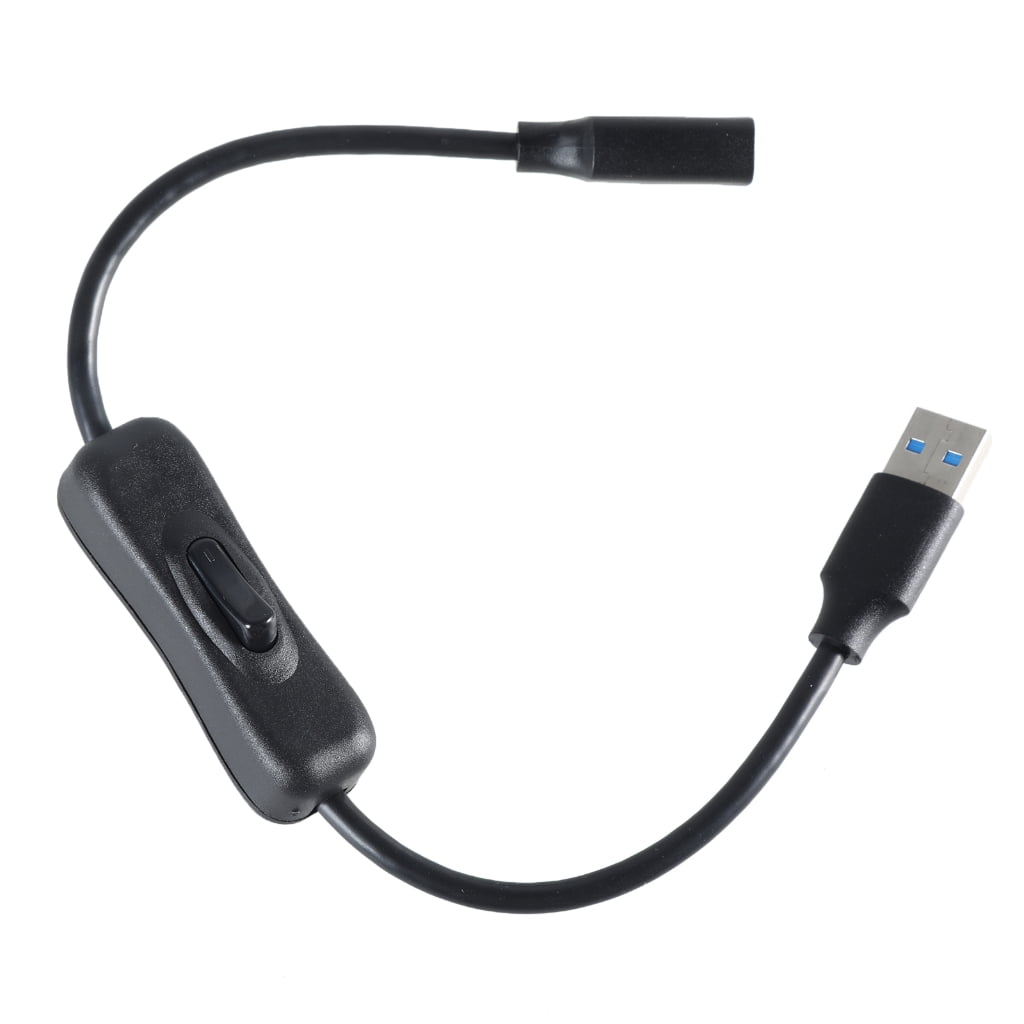 WE-POLUJ USB 3.0 Extender Cable with Power Switching Control Button ...