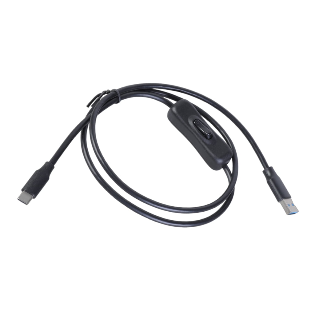 WE-POLUJ USB 3.0 to Type C Charging Cable 5Gbps Data Cord with Switches ...