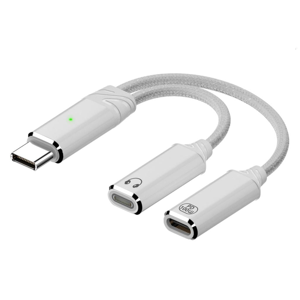 WE-POLUJ USB C to Type C Female Headphone Splitter Type C Headphone ...
