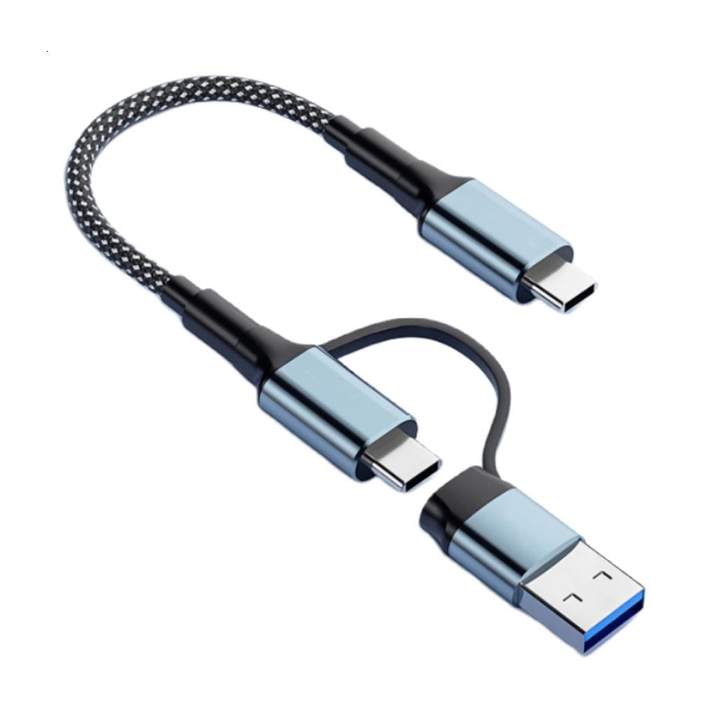 WE-POLUJ USB C to USB & Type C Cable Line 100W Charging Cord Wire ...