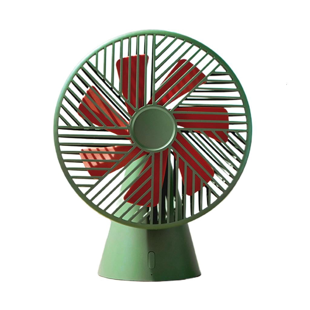 WE-POLUJ USB Desktop Fan Portable Fan with Strong Airflow 2 Colors ...