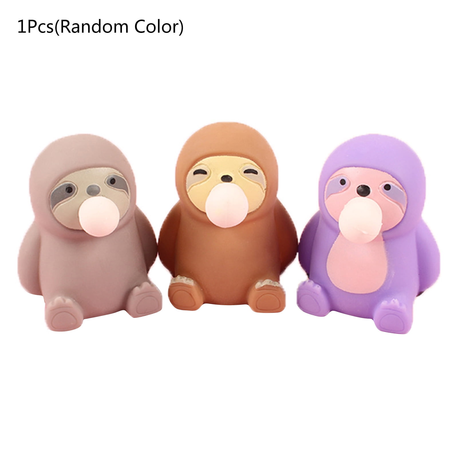 WE-POLUJ Vent Toy Sponge Sloth Fidget Toy Squeeze Ball for Men Women ...