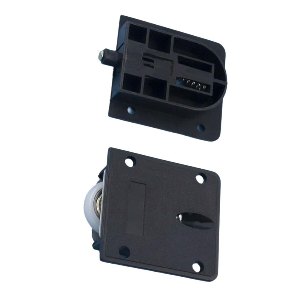 WE-POLUJ Wardrobe Sliding Door Bottom Rollers Plastic Materials for ...